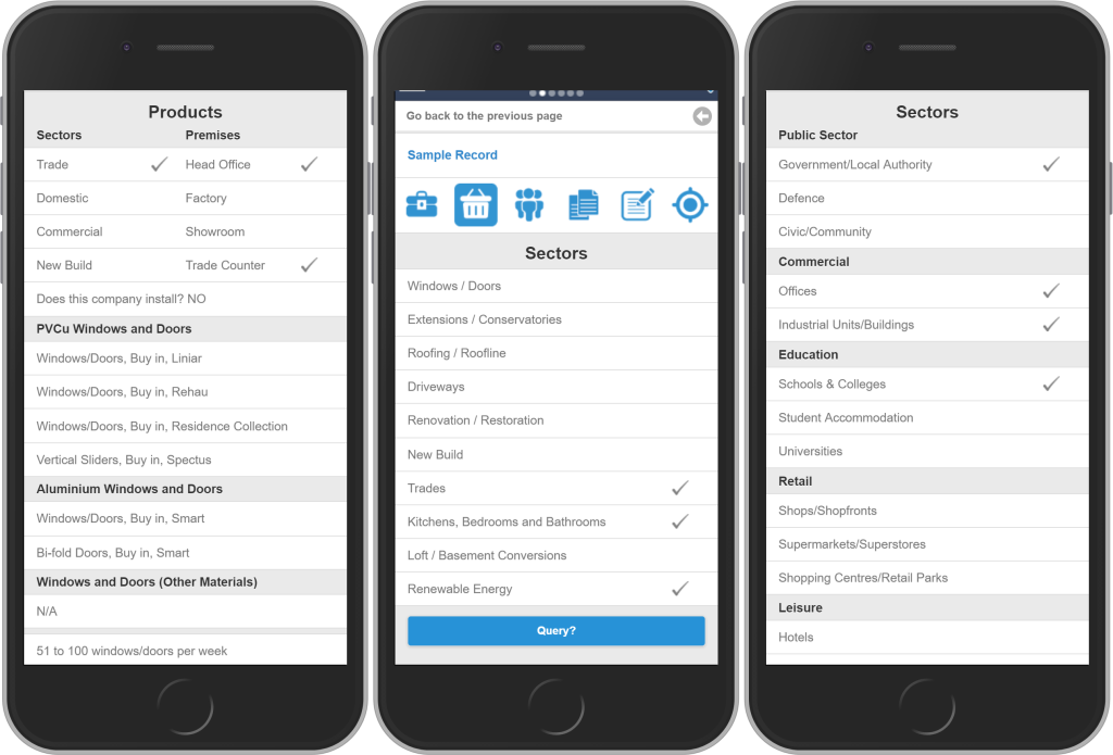 Mobile Record View | Insight Data